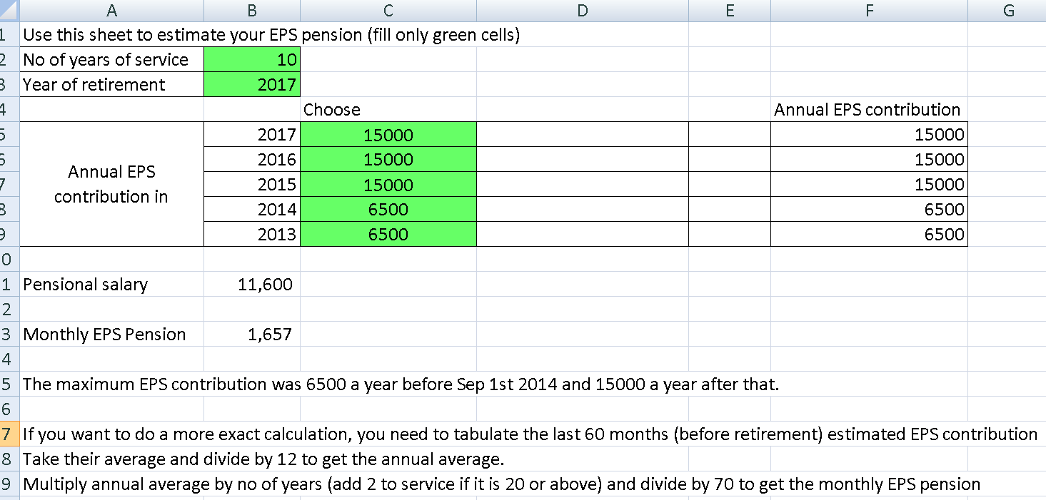 EPS Pension Calculator 2019 Revised Find Out Increase In EPS Pension