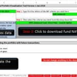 Visualizing the growth of an equity portfolio as a tilted pendulum